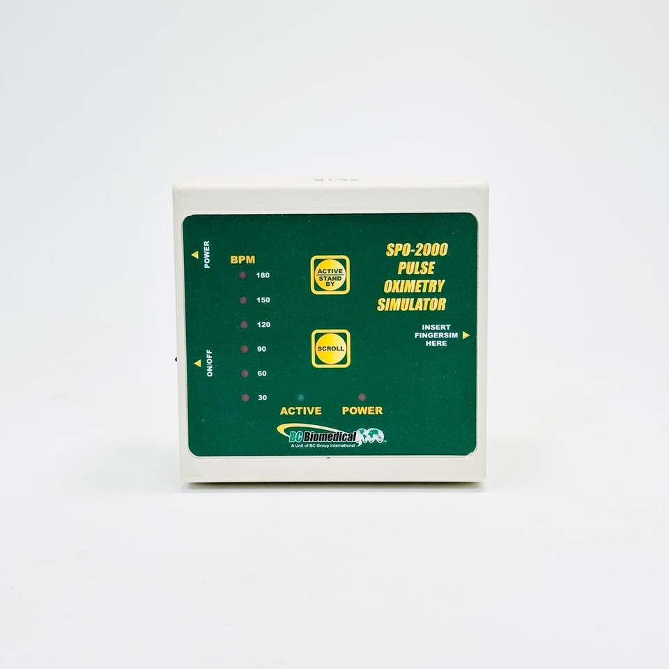 BC Biomedical SPO-2000 Pulse Oximetry Simulator | eBay