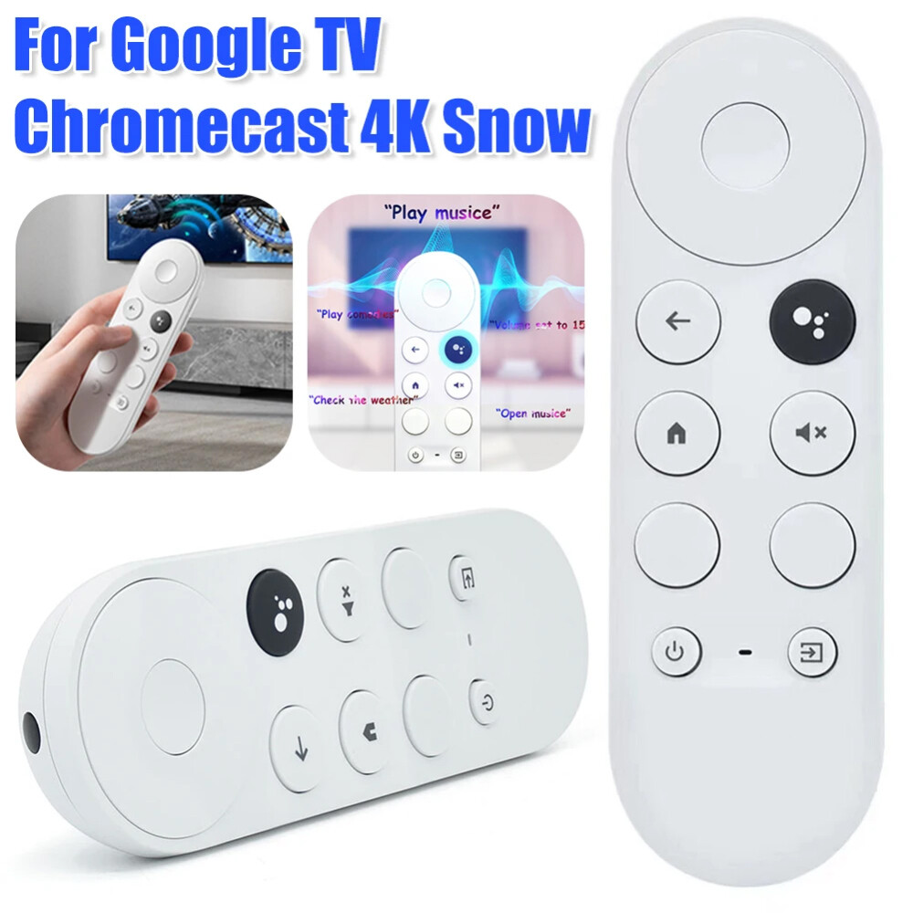 New Replacement For Chromecast With Google TV Voice Bluetooth Remote ...