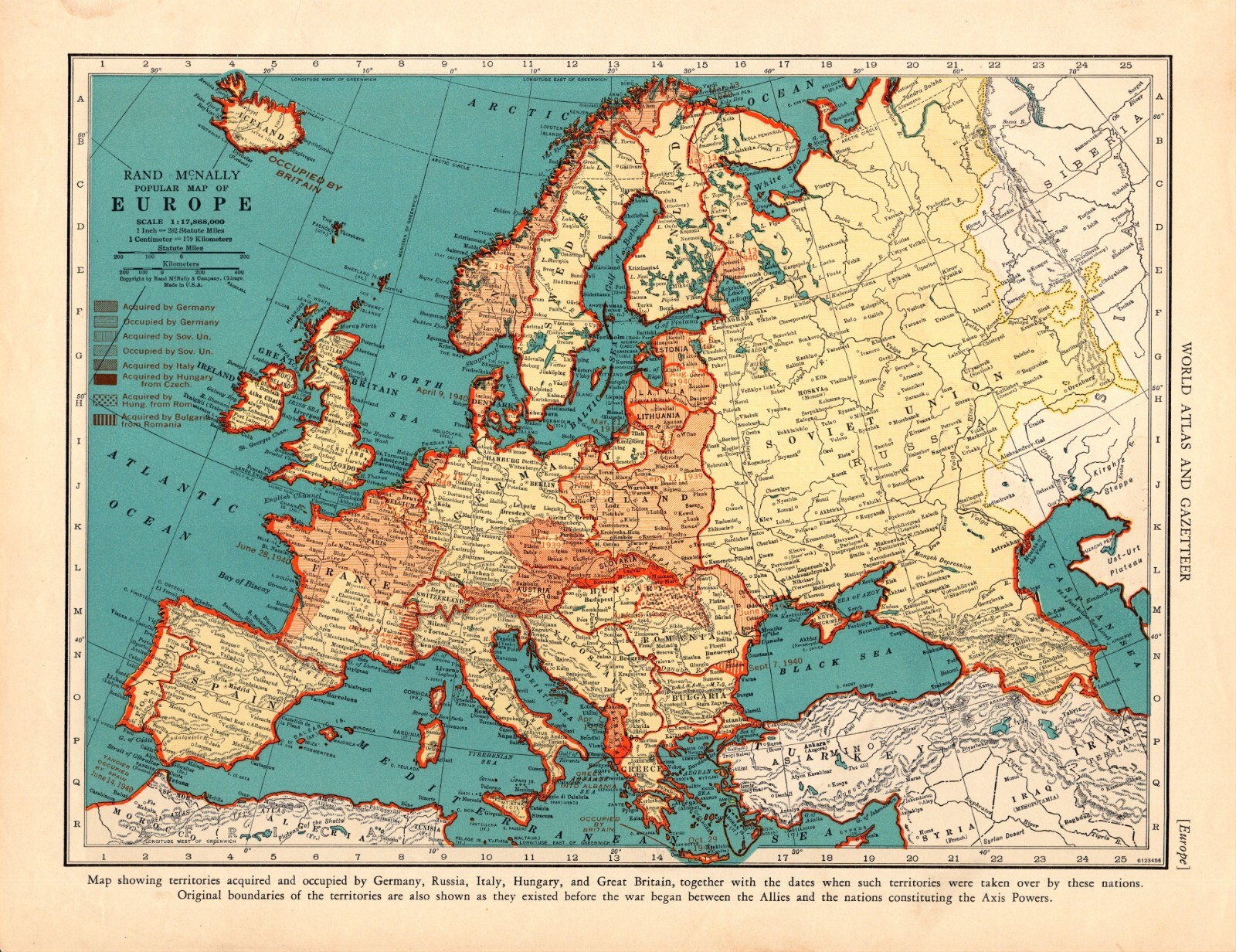World War 2 Europe Map