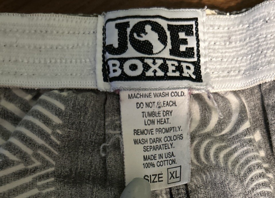 Vintage 90's Joe Boxer Boxers Mens XL Skeleton Skull Dr USA Made 100% ...