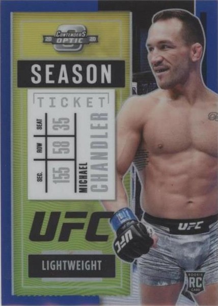 2021 Panini Chronicles UFC - Contenders Optic Season Ticket Blue #268 ...
