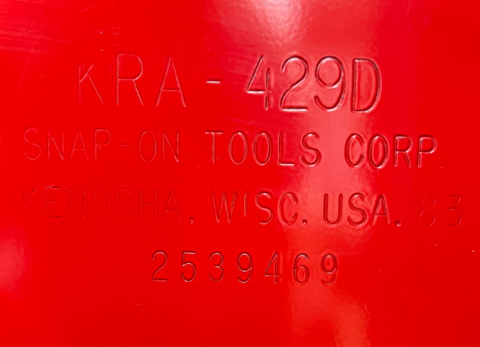 Vintage Snap-on 26 inch 3 drawer Mid Section Tool Chest KRA429D ...