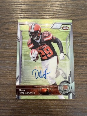 2015 Topps Chrome #140 Duke Johnson Rookie Autographs | eBay