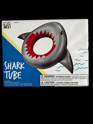 Shark Inflatable Inner Tube Kids 8+ 45.3 Inches New In Box | eBay