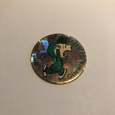 Vntg 90s POG Peanuts Sally Charlie Brown HTF RARE Game UFS Gimmie My ...