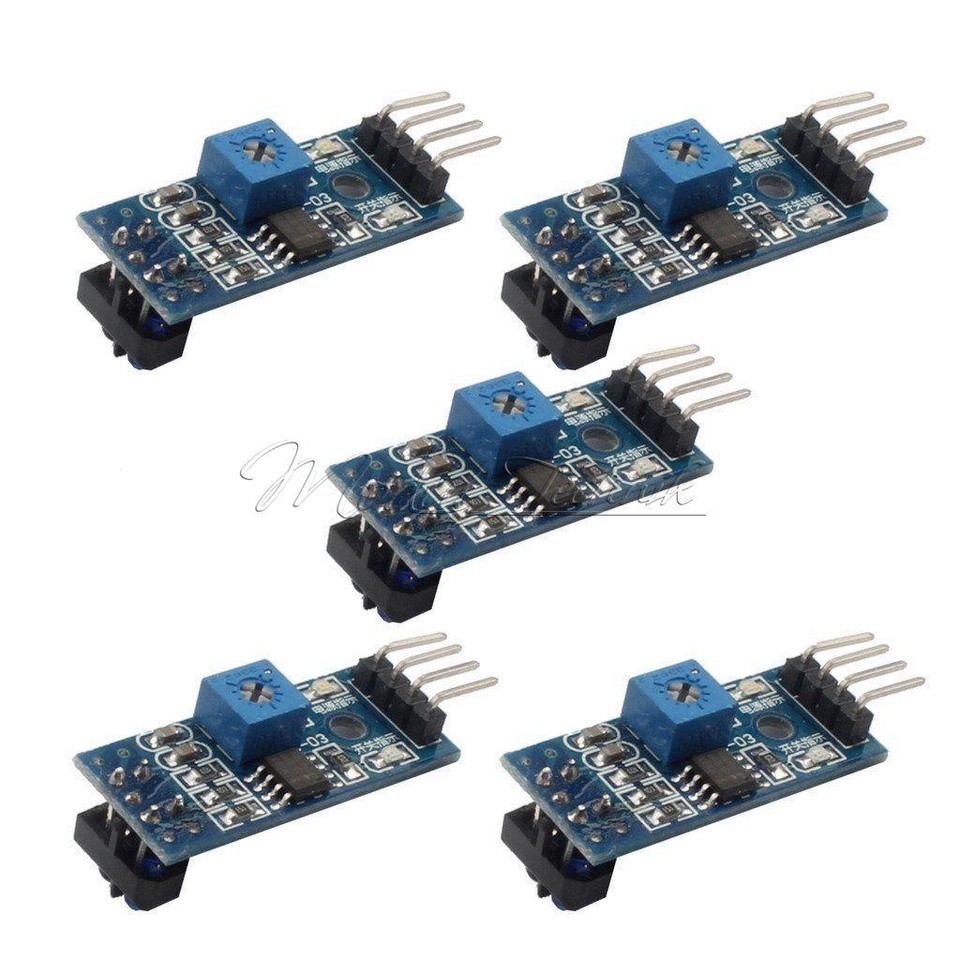5PCS TCRT5000 IR Barrier Tracking Sensor Infrared Reflective Light ...