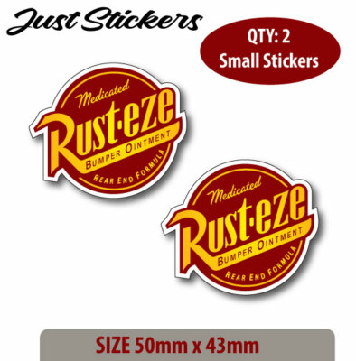 Rust-eze-car-sticker-popular- RC car , bike laptop,-skateboard,-car ...