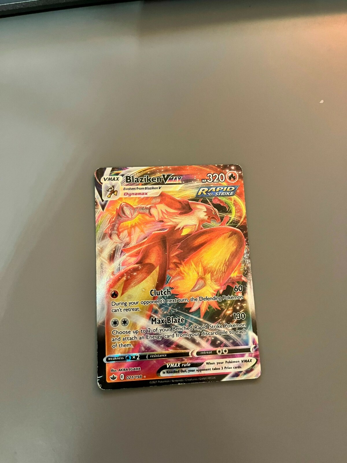 Blaziken Vmax Rapid Strike - Pokemon card | eBay