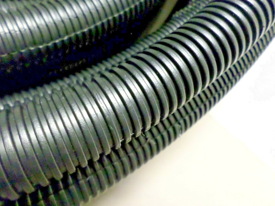 1-Inch x 10-Feet Black Poly Corrugated Split Wire Loom Protective ...