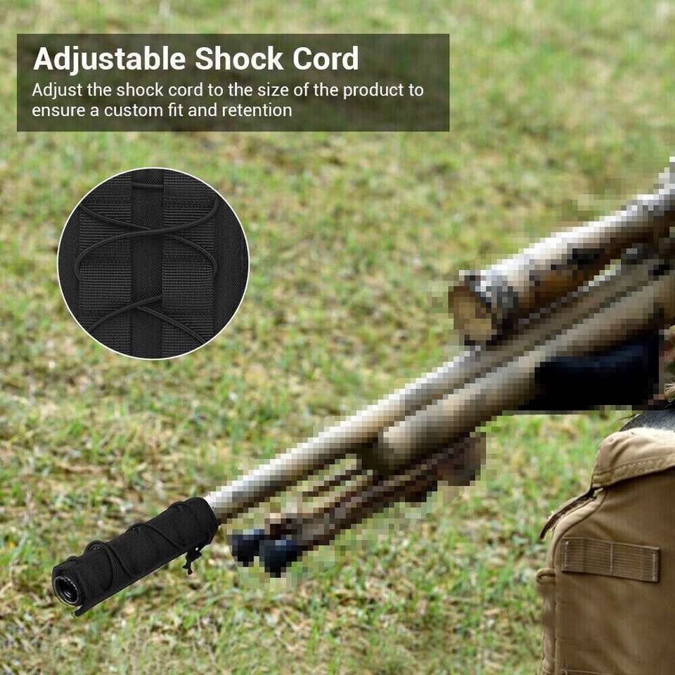 2 Pack Suppressor Gun Protective Cover Quick Release Military Shooting ...