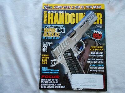 AMERICAN HANDGUNNER Magazine-NOVEMBER,2020 | eBay