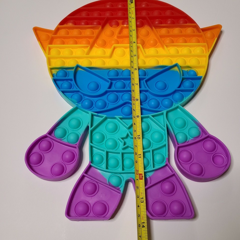 Popit Fidget Toy Push Bubble Sensory Stress Relief Game Chibi Captain ...