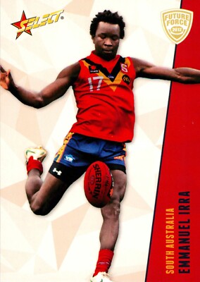 2012 SOUTH AUSTRALIA AFL Card EMMANUEL IRRA Future Force | eBay