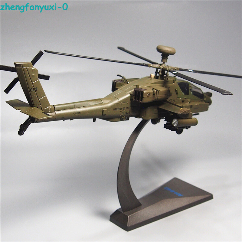 1:72 US Army AH64 Apache Gunship Alloy Model Military Aircraft Model Helicopter | eBay