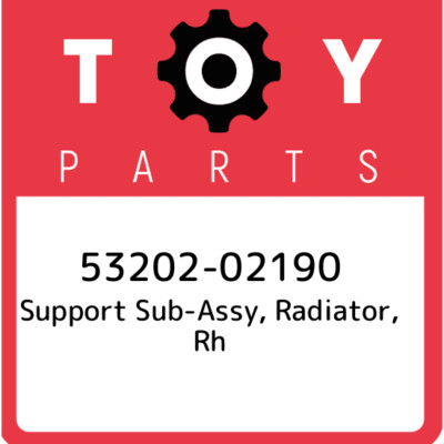 53202-02190 Toyota Support sub-assy, radiator, rh 5320202190, New ...
