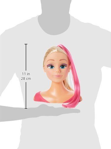 GIRLS WORLD STYLING DOLLS HEAD Bead & Style Hairdressing Head By John ...
