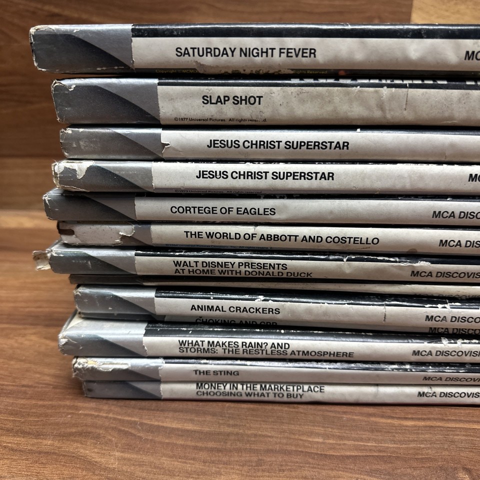 Lot Of 13 MCA Disco Vision RARE Laserdisc Untested READ Discovision | eBay