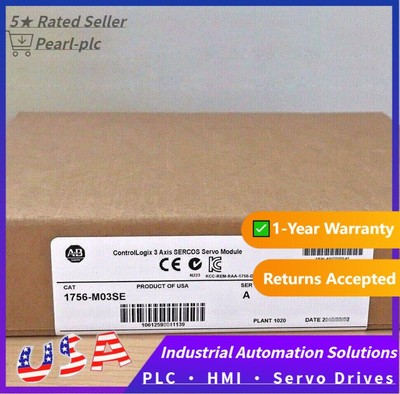 NEW AB 1756-M03SE SER A ControlLogix 3 Axis SERCOS Interface Module ...