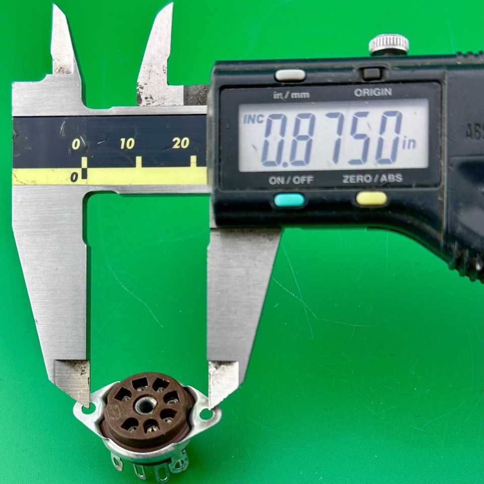 1 Vintage 7-Pin CINCH Vacuum Tube Socket Brown Bottom Mount / AUDIO | eBay