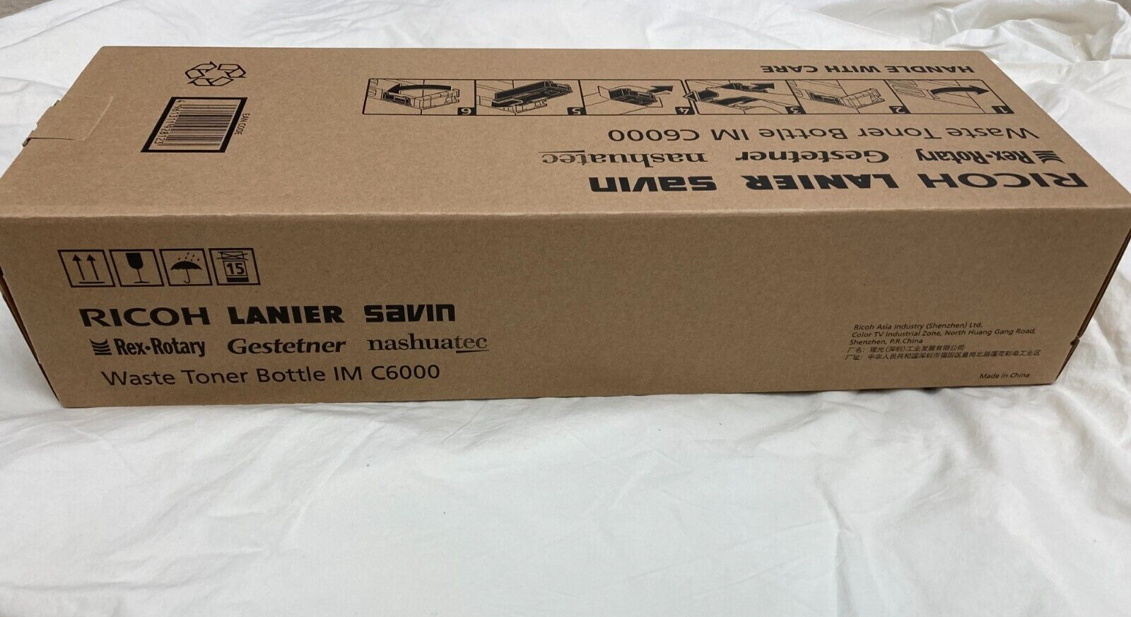 418425 M974-84 Genuine Ricoh Savin Lanier Waste Toner Bottle Im C6000 ...