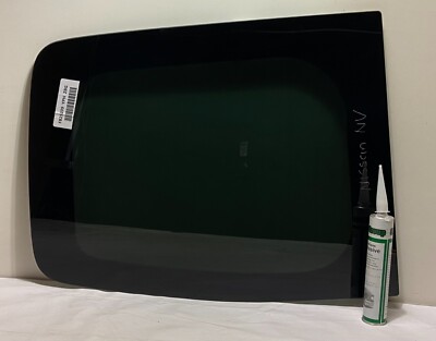 Fits 2012-2021 Nissan NV Van Driver Side Left Back Window Glass (Non ...