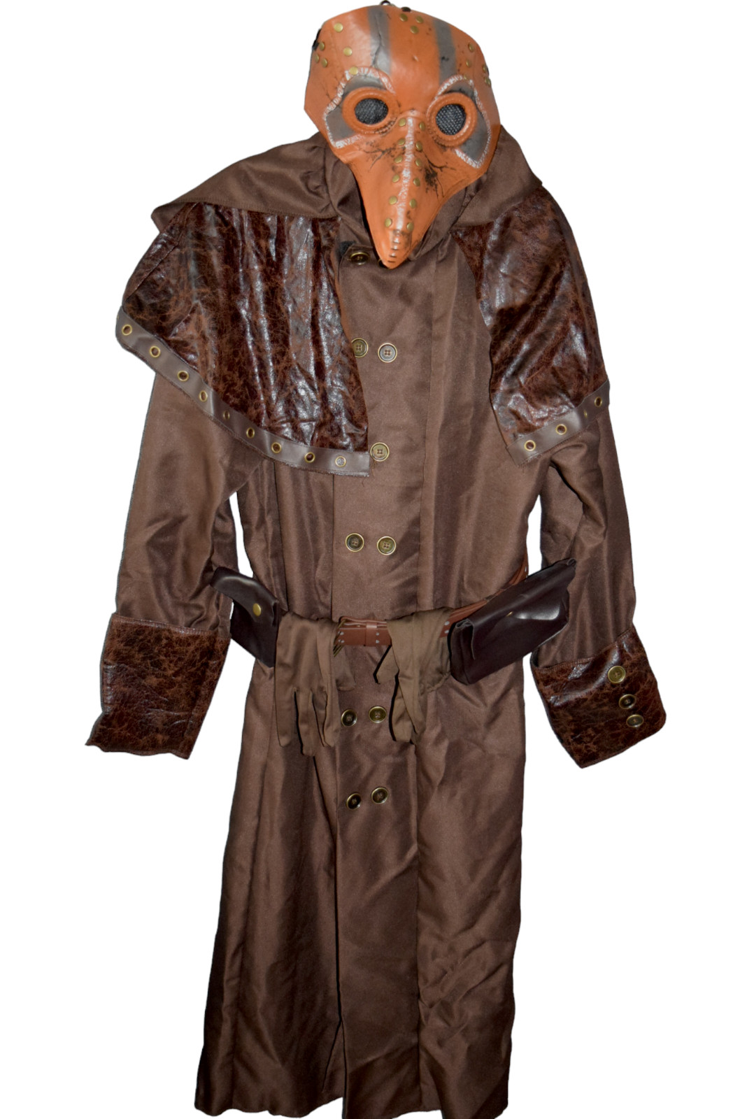 Plague Doctor Spirit Halloween Costume Steampunk Mask… - Gem