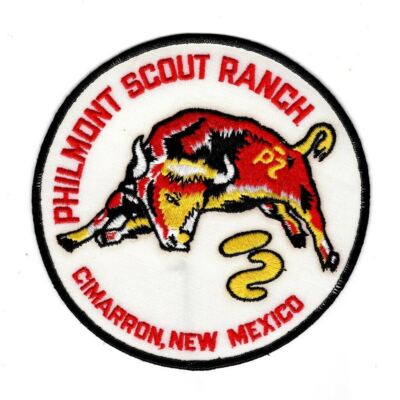 Philmont Scout Ranch Cimarron, New Mexico Round Patch BLK Bdr. | eBay