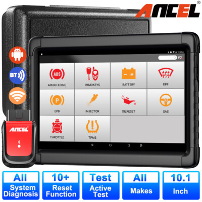 ANCEL X6 Automotive Bi-directional Car OBD2 Scanner Diagnostic Tablet ...