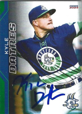 Kyle Datres Autographed 2024 Hartford yard Goats Team Set - Rockies | eBay