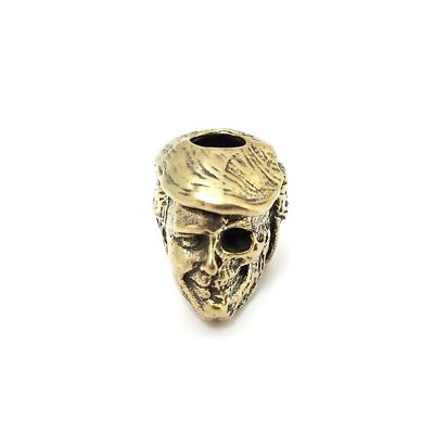Coeburn Tool Brass Trump Head & Skull Lanyard Knife Bead Accessory ...