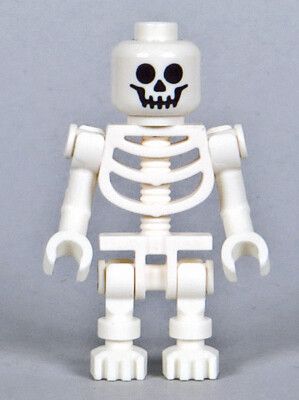 LEGO - Skeleton Minifigure, Bent Arms with Vertical Grip, Halloween ...