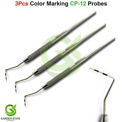 X3 Perio CP-12 Probes 3-6-9-12mm Single End Dental Diagnostic ...