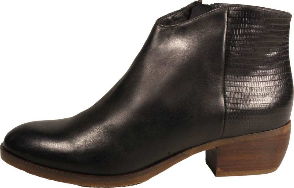 Clarks Mila Myth Womens Heeled Ankle Boot Black Combi Leather US Size ...