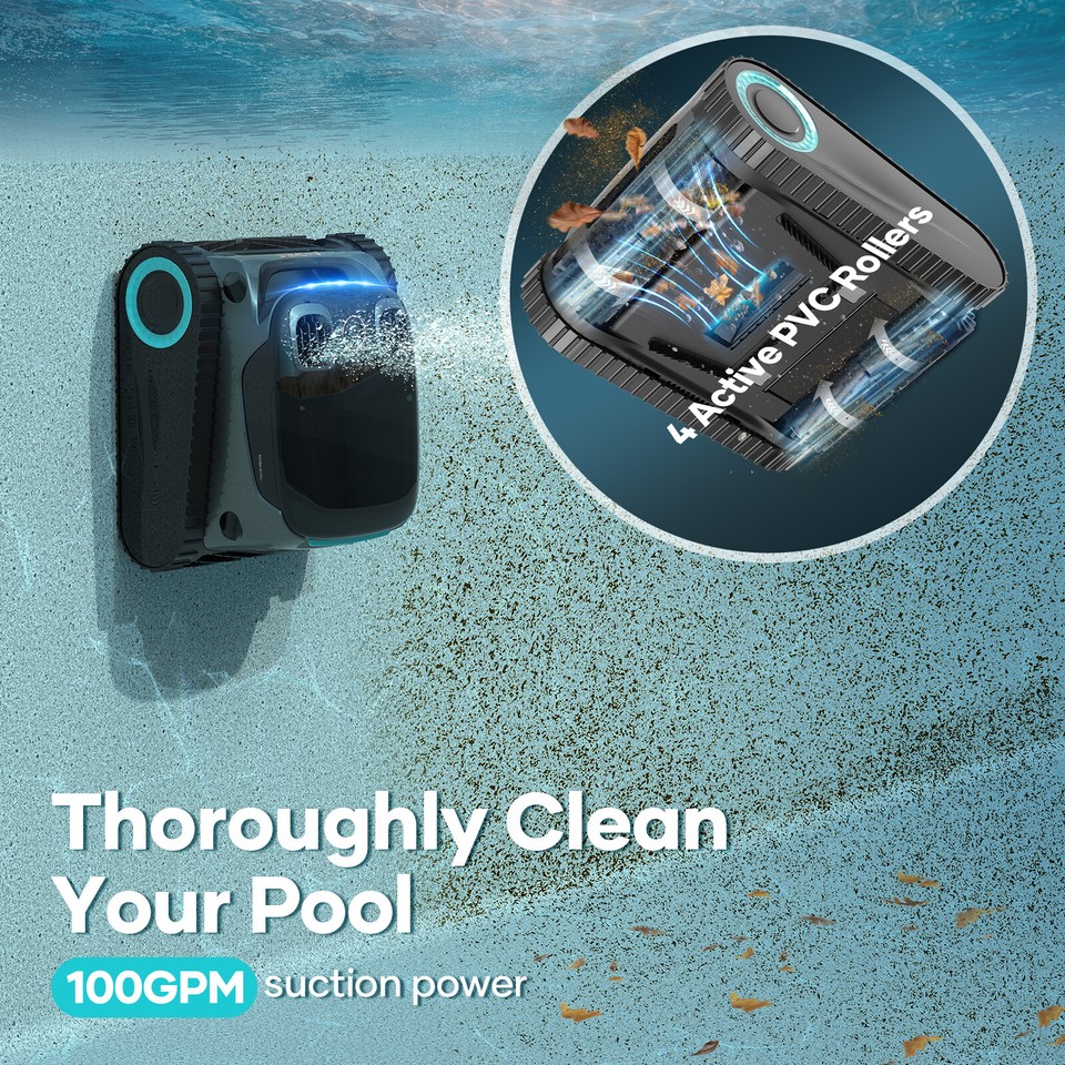 Aiper Scuba S1 Pro Cordless Robot Pool Cleaner for Inground Pools APP ...