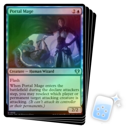 FOIL PORTAL MAGE X4 Commander Masters Magic MTG MINT CARD | eBay