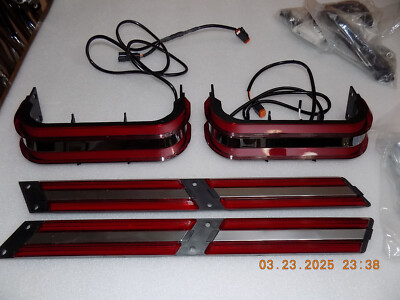 Harley Davidson Electra Glo Saddlebag Rail Lights Touring Models 85-92 ...