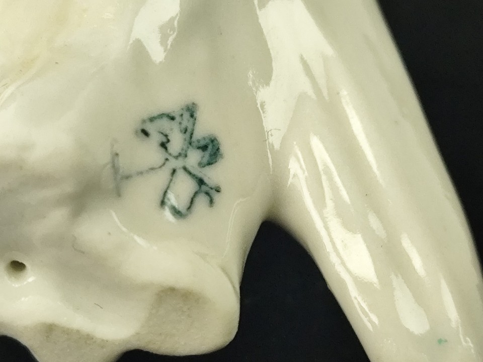 Vintage Karl Ens Hand-Painted Porcelain Bird on a Branch - Blue ...