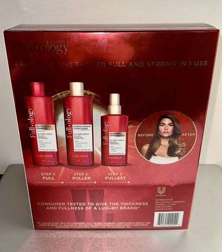 Full-ology by Nexxus 3-Piece Regimen - Shampoo, Conditioner and Leave ...