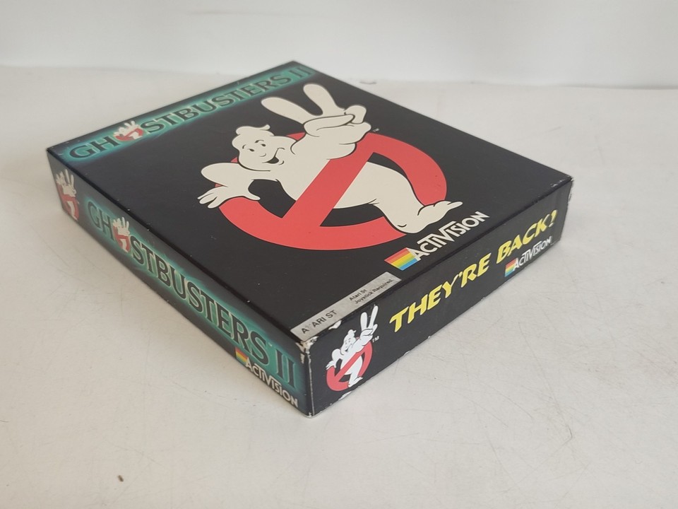 Ghostbusters II (2) - Atari ST game - boxed CIB With Rare Badge ...