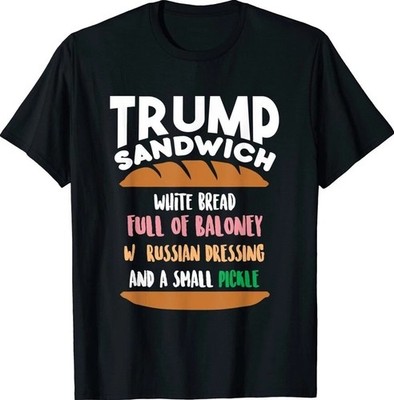 Trump Sandwich Anti-Trump Political Funny Unisex T-Shirt | eBay