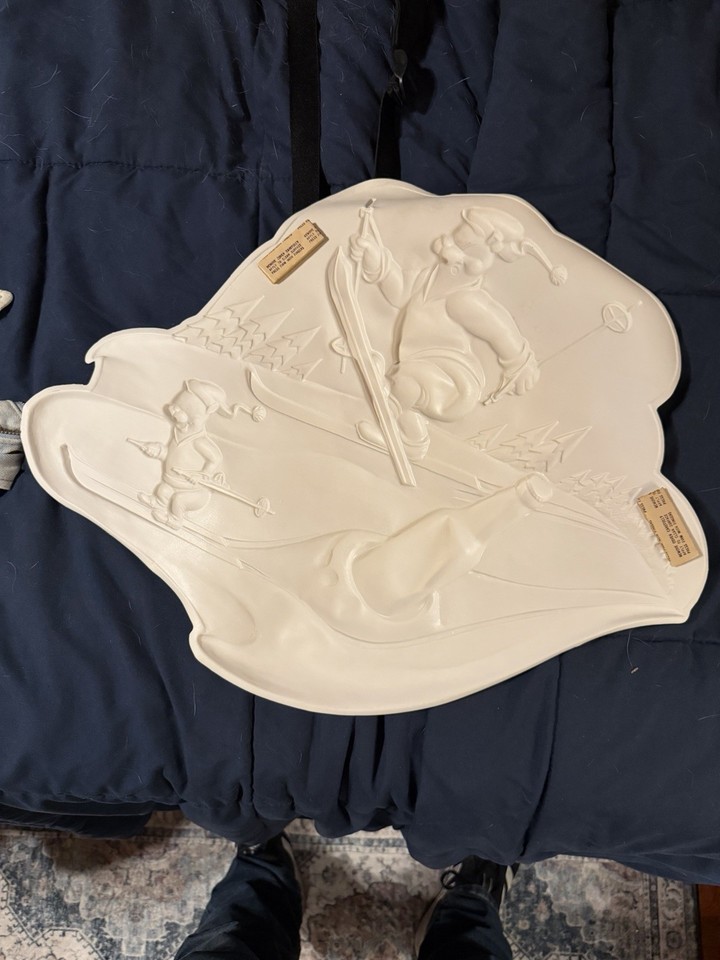 Vintage 1960’s Hamms Beer Bear Skiing Vacuform Sign Unused New Old ...
