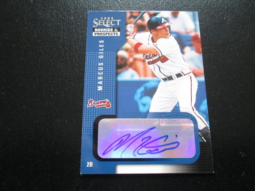 MARCUS GILES 2002 SELECT ROOKIES AND PROSPECTS AUTOGRAPH CARD # 67 | eBay