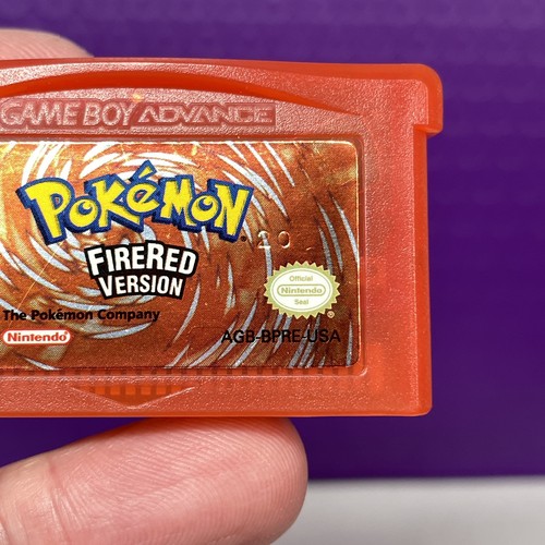 Pokemon: FireRed Version GBA (Game Boy Advance, 2004) Authentic Fire Red 45496734114 | eBay