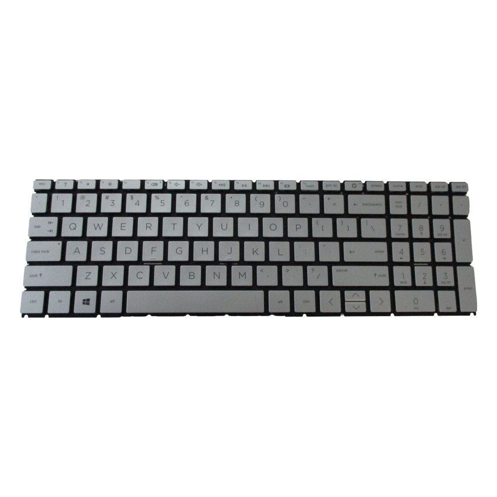 Backlit Silver Keyboard For HP Pavilion 15-EH 15Z-EH 15-EG 15T-EG ...