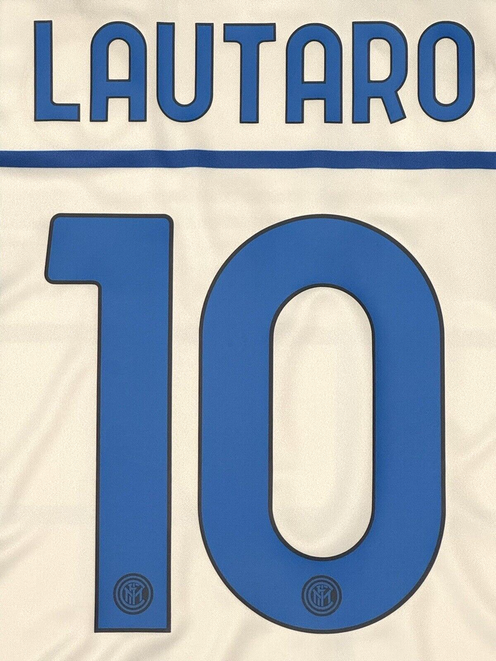 2020/21 Inter Milan Away Jersey #10 Lautaro Martinez Medium Nike Champions NEW | eBay