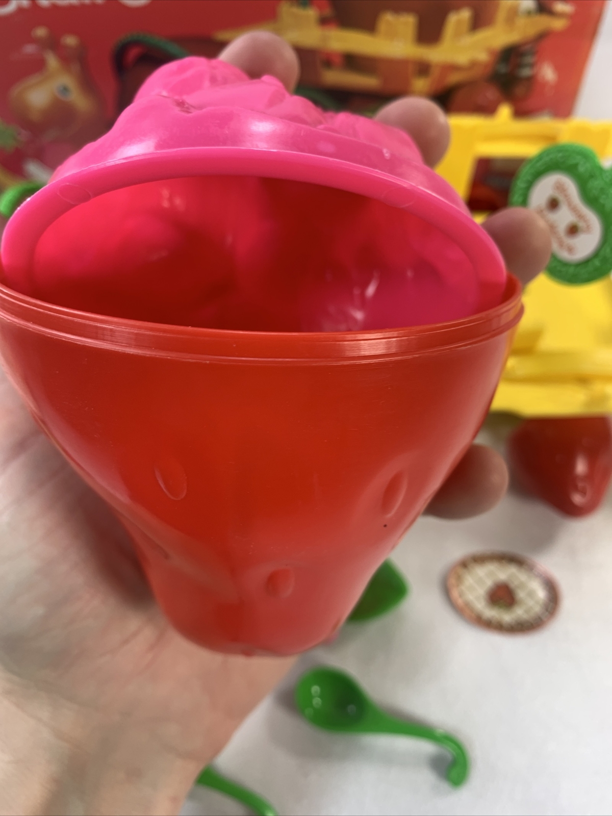 Vintage Strawberry Shortcake Snail Cart Original Box Instructions Near ...