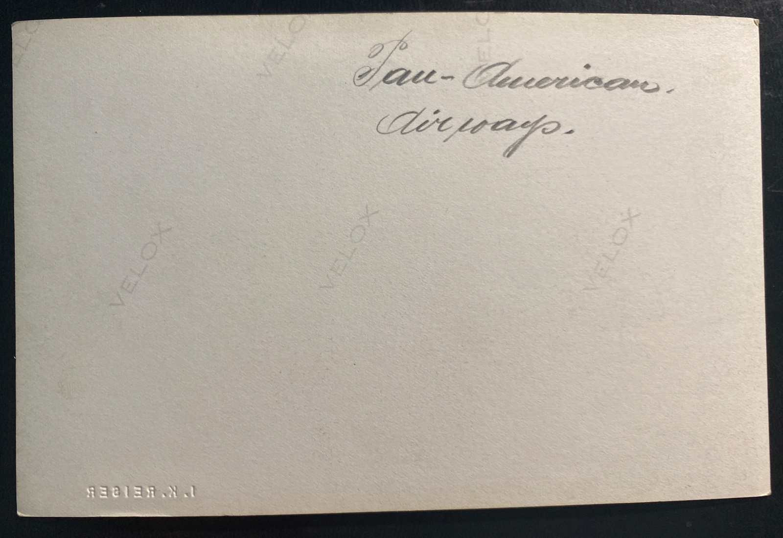 Original Aviation I K Reiser Photo Costal Line Edwin Musick Pilot 1929 ...