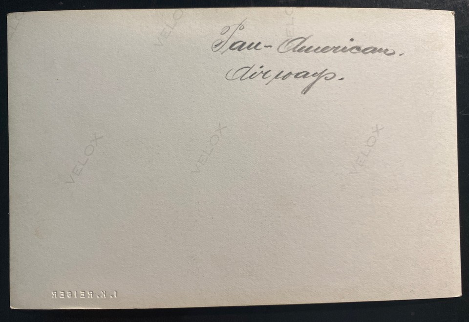 Original Aviation I K Reiser Photo Costal Line Edwin Musick Pilot 1929 ...