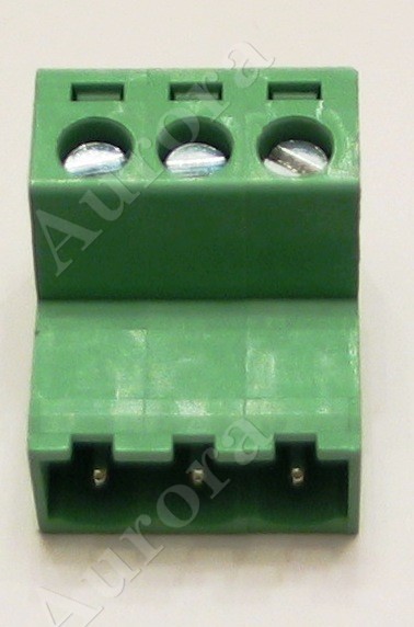 3 Pin - 5mm : Female & Male Connector Plug Pair / Terminal Block Mating ...