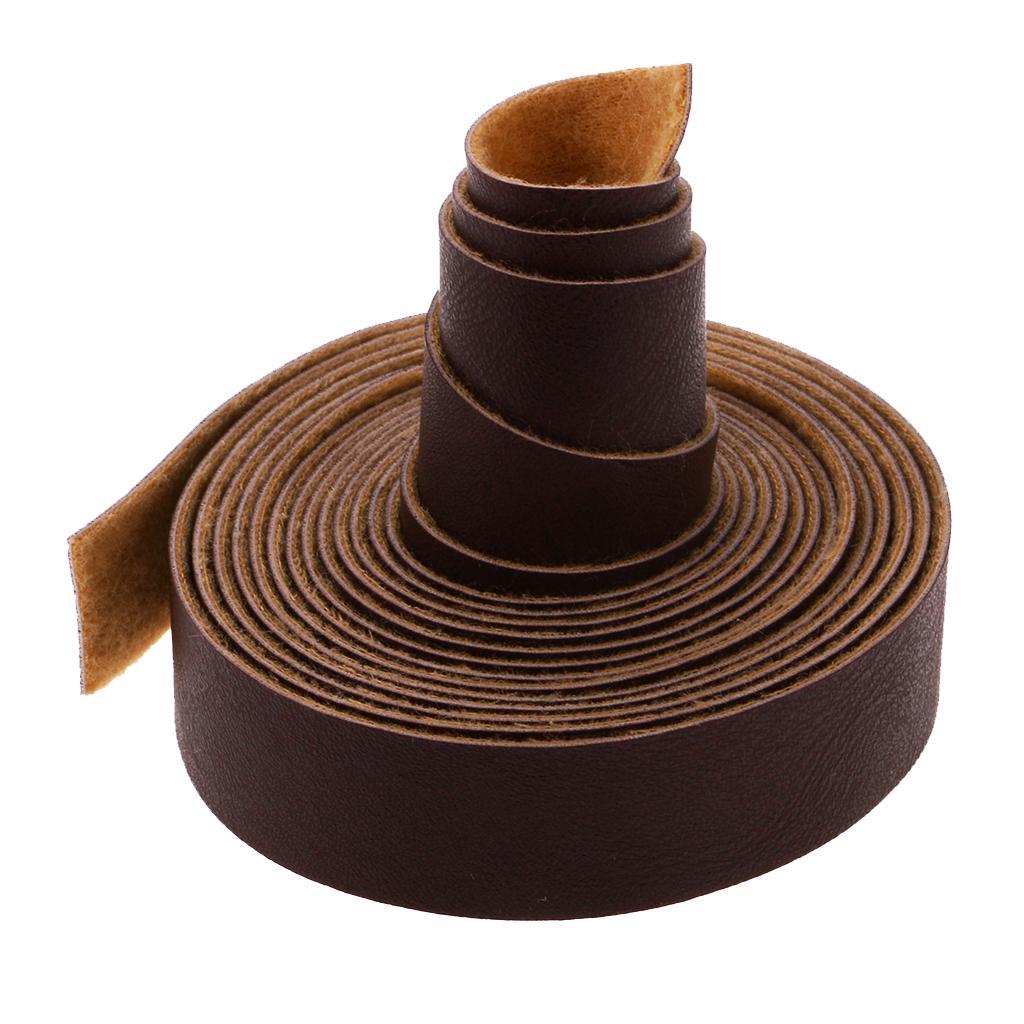 10m Leather Straps Strips Leather Crafts for DIY Bag Handle 15mm Deep ...